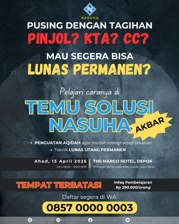 NASUHA Official - Lunas Utang, Hidup Bahagia